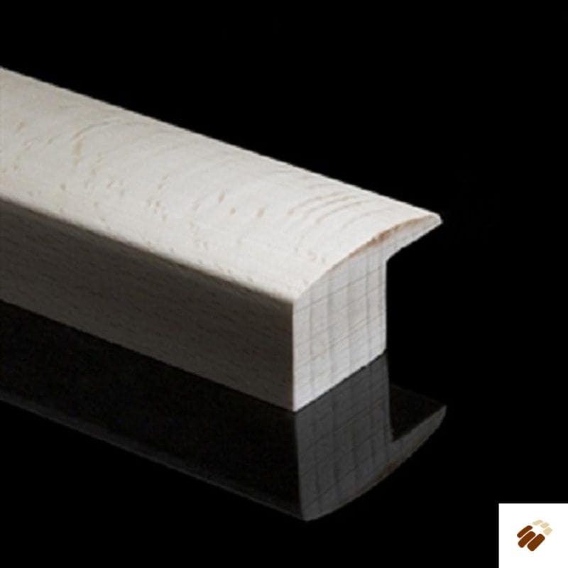 Solid Oak Square Edge (L-Section / End Profile) – 2.4m ...